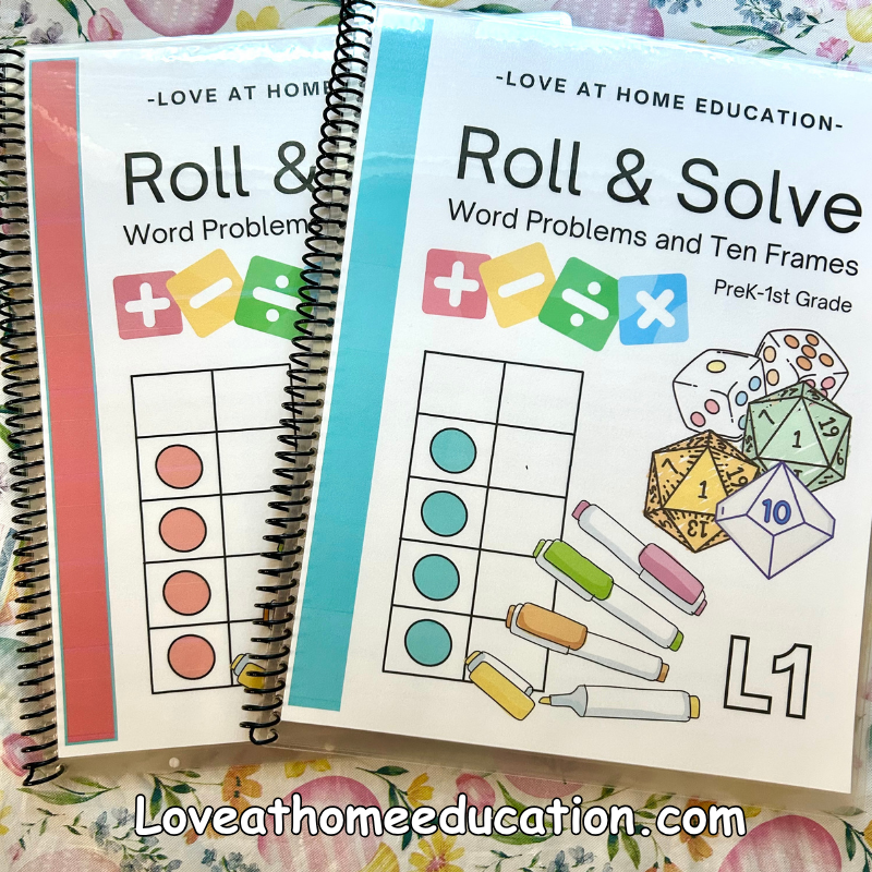 Roll & Solve: Reusable Math Book Bundle – Love at Home Education