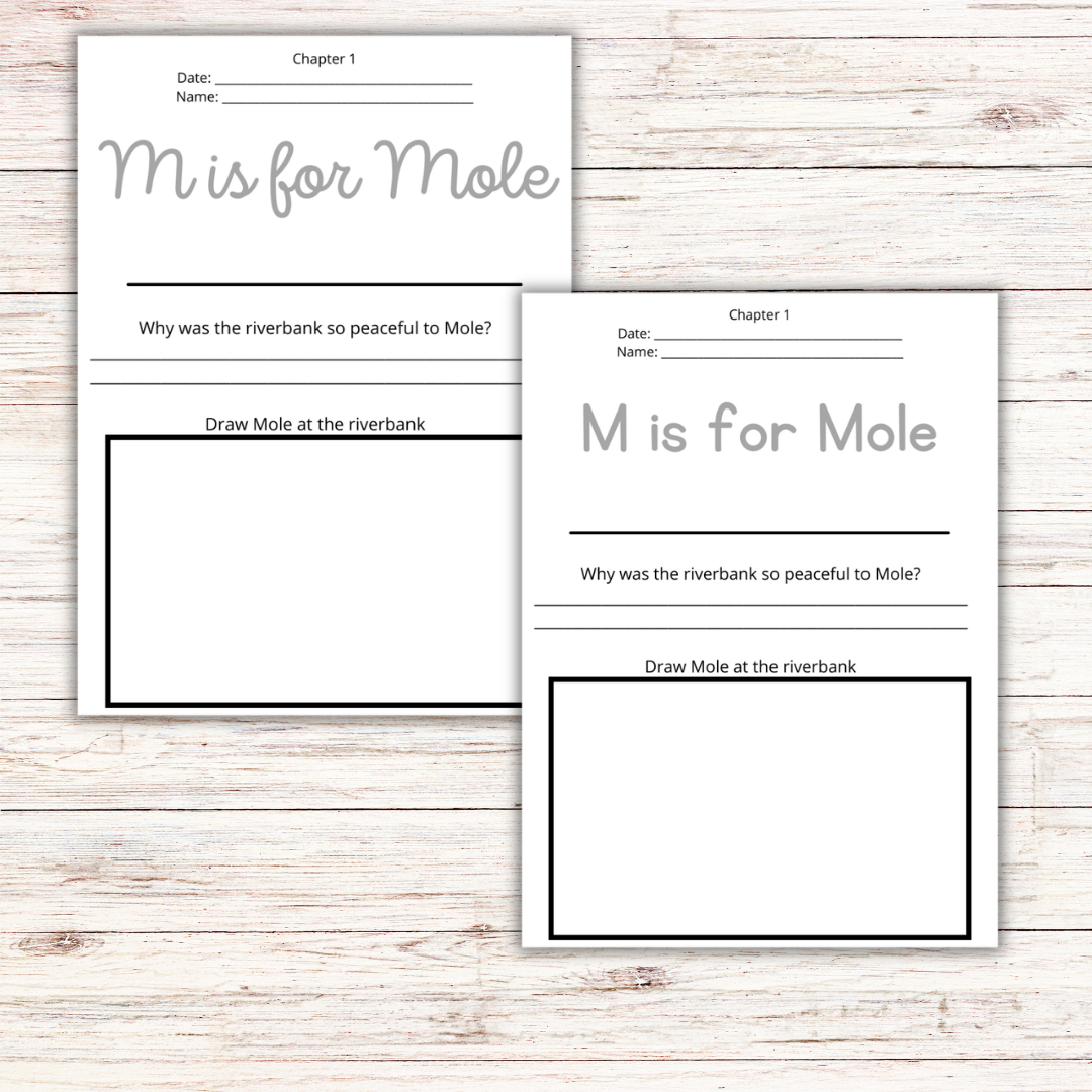 The Wind in the Willows- Book & Literature Handwriting Guide- – Love at ...