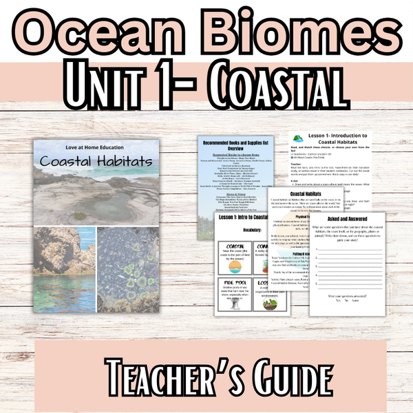 Coastal Biomes Unit 1- Ocean Biomes Collection – Love at Home Education