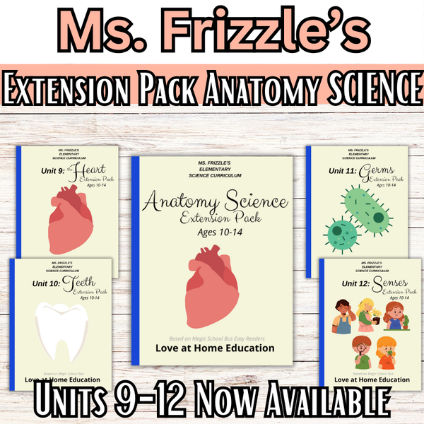 Ms. Frizzle's Elementary Science Curriculum- Extension Pack (Ages 10-1 ...