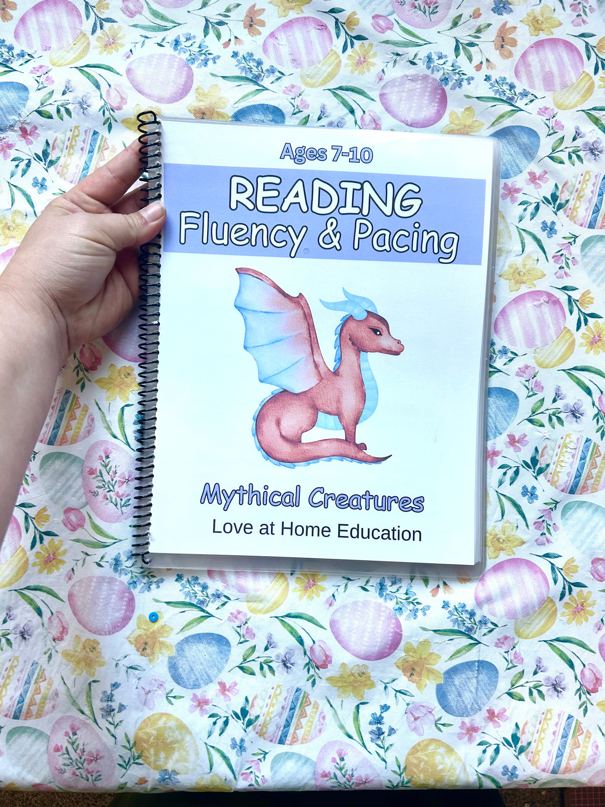 Reading Fluency & Pacing Book- Mythical Creatures – Love at Home Education