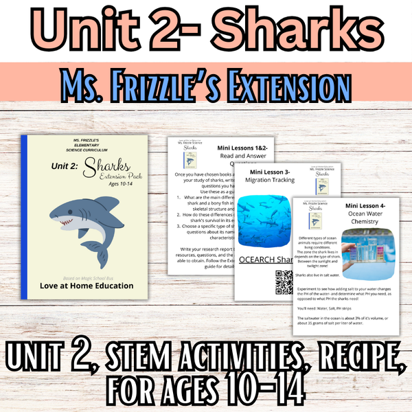 Ms. Frizzle's Elementary Science Curriculum- Extension Pack (Ages 10-1 ...