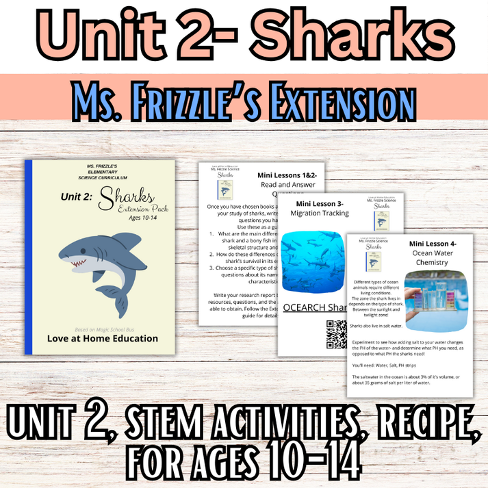 Ms. Frizzle's Elementary Science Curriculum- Extension Pack (Ages 10-1 ...
