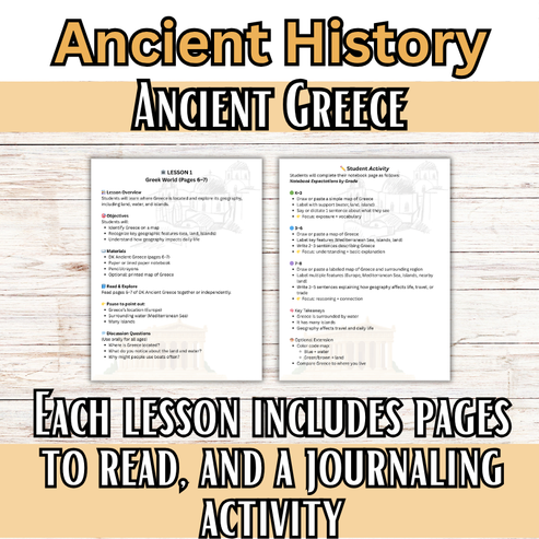 Ancient Greece Unit Pre-Sale – Love at Home Education